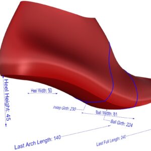 Foot Girth Measurements for Bespoke and Custom Shoe Lasts